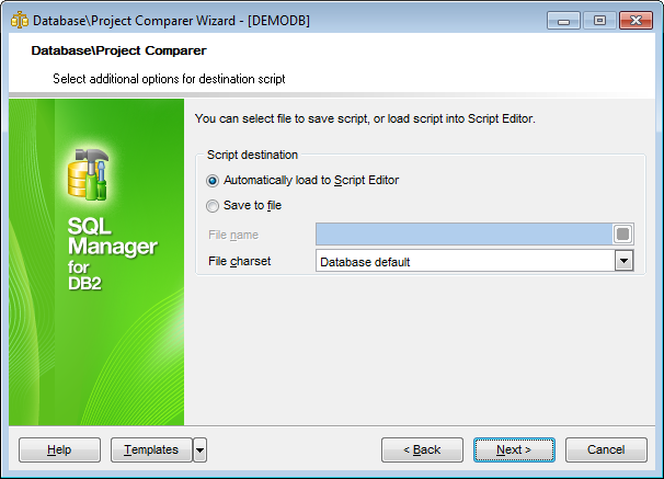 Online Documentation for SQL Manager for DB2 | SQLManager